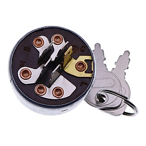 ZTUOAUMA 3-Position 5-Termial Ignition Switch STD365402 24688 725-0267 925-0267 21064 42106 Replace for MTD Craftsman John Deere Toro Snapper Scag Craftsman Riding Lawn Mowers
