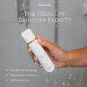 Bushbalm Bikini Trimmer - Electric Shaver Body Hair Razor for Women, Waterproof, Cordless Shaver for Sensitive Areas, Close Grooming for Bikini, Underarms, and Legs – Francesca Trimmer