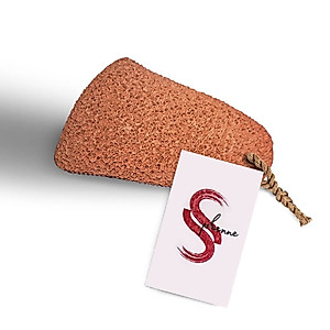 SPHENNE 100% Natural Terracotta Pumice Stone Foot Scrubber EXFOLIATOR, Pumice Stone for FEET, Foot Pumice, Corn REMOVERS for FEET, Foot Scrubber Dead Skin Remover, Foot Scrub