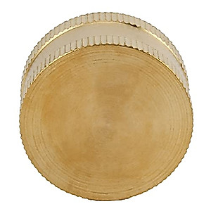 AUTOKAY Universal Solid Brass Refill 1 LB Propane Bottle Gas Tank Cylinder Sealed Protect Cap for Outdoor Camping - 6 Pack