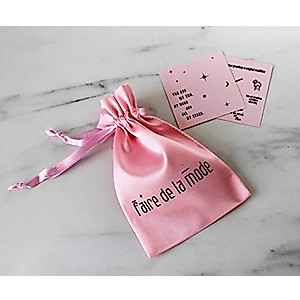 Dainty Drop Gold and Sterling Silver Adjustable Lariat Necklace for Women with Diamond, Simple Y Necklace Choker (Gold, Double CZ Lariat)