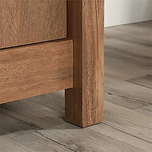 Sauder Cannery Bridge Office Credenza with Doors in Sindoori Mango, Sindoori Mango Finish