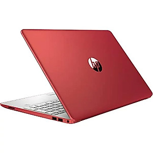 HP 15-DW000 2022 Business Laptop 15.6" HD 1366x768 4-Core Pentium Silver N5030 16GB DDR4 512GB SSD Intel UHD Graphics Wi-Fi 5 Windows 11 Pro Scarlet Red w/ONT 32GB USB