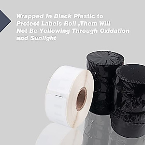 L LIKED Rolls Compatible Dymo 30252 1-1/8" X 3-1/2" Direct Thermal Labels, Premium Adhesive Address & Barcode Stickers - for Rollo, Labelwriter 450, 4XL & Zebra Desktop Printers (30252 - 10 Rolls)