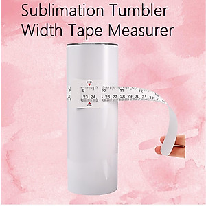 2 Pack Sublimation Blanks Tumblers Measurer,Measur Circumference and Height of Your Skinny and Straight Cups for Heat Press Sublimation Blanks Tumblers.