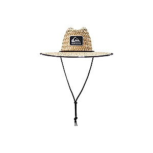Quiksilver mens Outsider Lifeguard Beach Straw Sun Hat, Black/Camo, Large-X-Large US