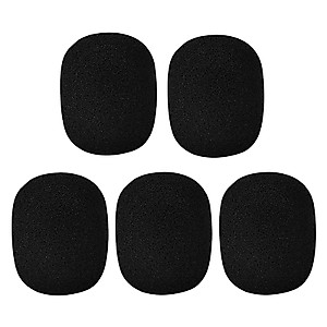 5 Pack Foam Cover, Handheld Microphone Windshield, Professional Microphone Soft Foam Cover, Microphone Windproof Sponge, Windshield, Microphone Cover,Windscreens