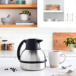 Zojirushi Stainless Steel Server SH-DE19A SS Coffee Pot, 62 oz