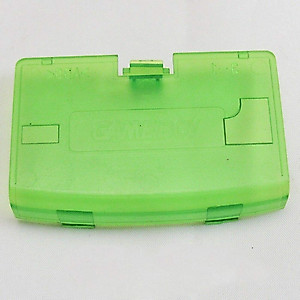 Battery Cover Shell Replacement for GBA Controller Back Door Lid(GBA Back Door Lid(Clear Green))