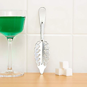 True Sweeten Absinthe Spoon, Absente Slotted Spoon, Stainless Steel & Dishwasher Safe