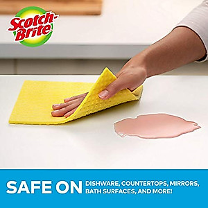 Scotch-Brite Sponge Cloth, Swedish Dish Cloths, Alternative to Reusable Paper Towels, 24 Sponge Cloths
