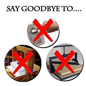 Heteri Rubber Stamp Making Kit, Block Printing Starter Tool Kit, Wooden Mushroom Roller, Grind Tool