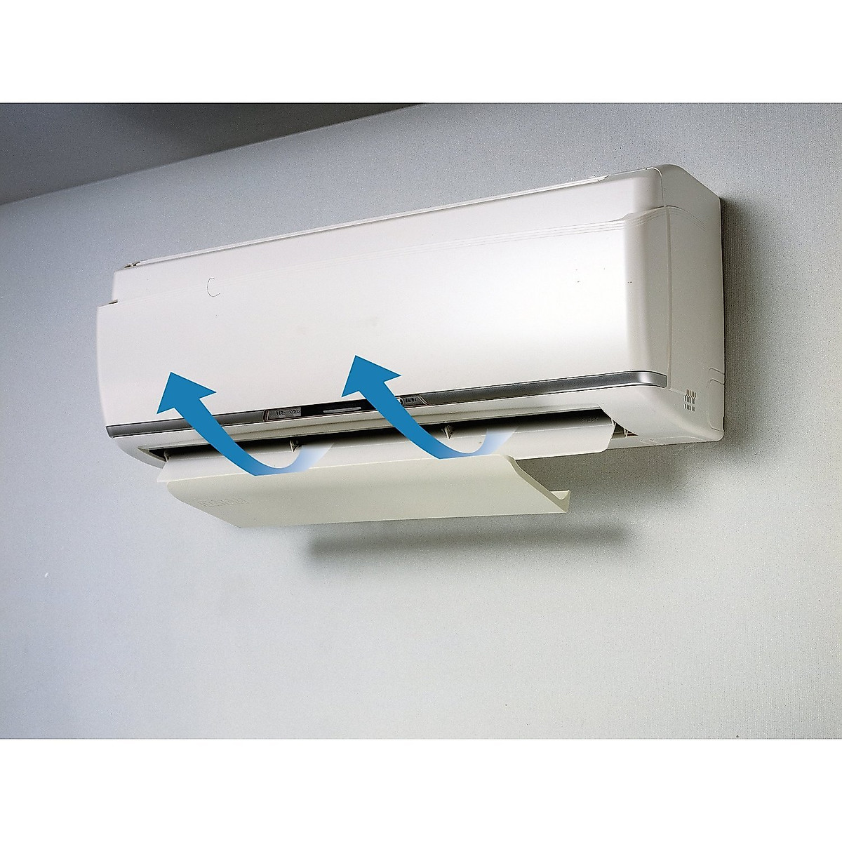 AIR WING Pro, Angle Adjustable Air Conditioner Deflector helps Cooling/Heating Air Circulation, Anti Blast, Wind Baffle and Direction, Anti-Condensation (Ivory)