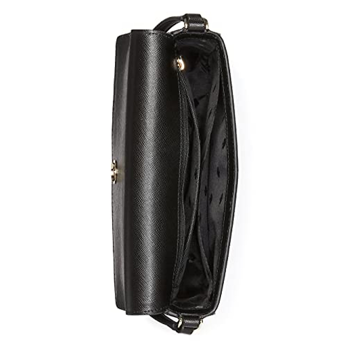 Kate Spade New York Sadie Envelope Leather Crossbody Purse (Black)