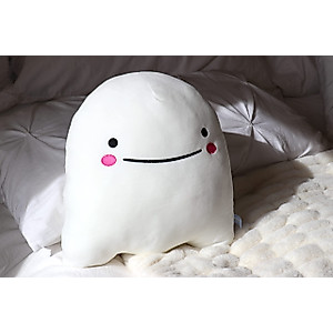 Snuggaboos Spooky The Ghost - Extra Large 16 Inch Plush Pal, Ultra-Soft & Cuddly Ghost Pillow: Perfect Halloween Plushie Gift for Kids, Adults and Baby - Collectible Squish Pillow Stuffed Animal