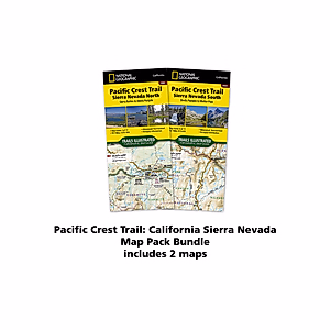 Pacific Crest Trail: California Sierra Nevada [Map Pack Bundle] (National Geographic Trails Illustrated Map)