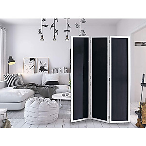 Screen Gems Chalkboard Screen Room Divider, Black