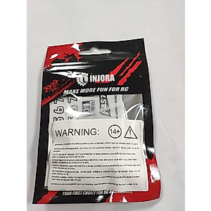 INJORA 12/22T Overdrive Helical Gear Set Front Rear Axles Steel Alloy for TRX4M Upgrade 1/18 RC Crawler Car, 7g/Set