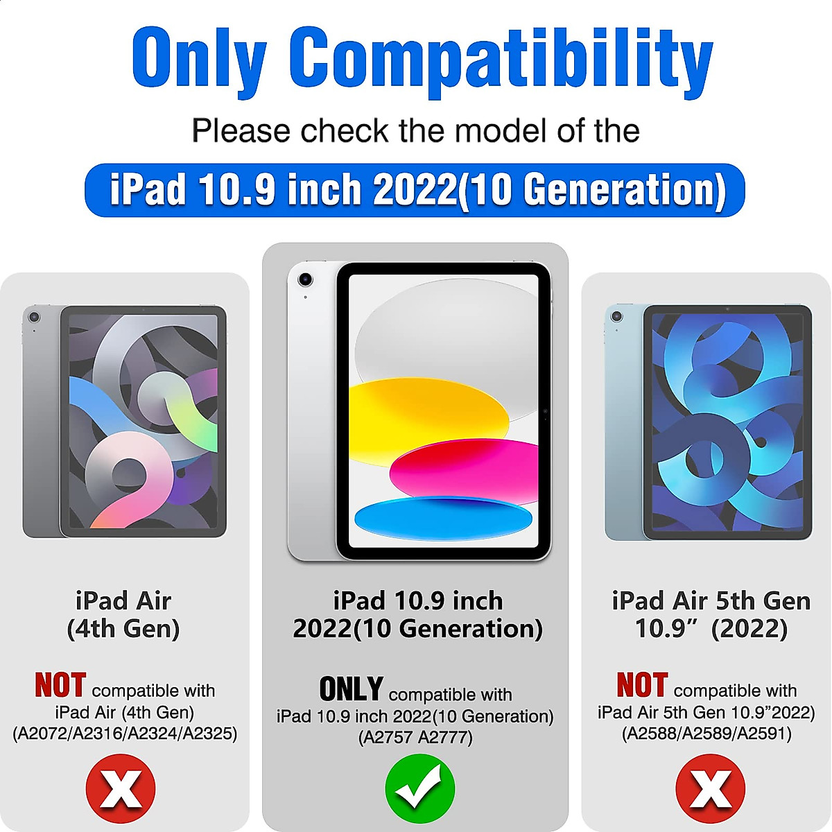 Nillkin iPad 10th Generation Case with Keyboard (10.9", 2022), Detachable Keyboard for iPad 10th Generation with Slide Camera Cover and Multi-Touch Trackpad, Protective Case with Pencil Holder