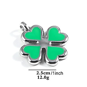 PPONE Anime Hanagaki Takemichi Necklace Darken Cosplay Hinata Tachibana Necklace Couple Clover Pendant (2pc)