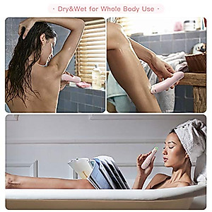 Electric Razor for Women brori Shavers Bikini Trimmer Body Hair Removal 3 in 1 Rechargeable Wet & Dry Painless Cordless for Legs and Underarms, with 2 Speed Childproof Lock