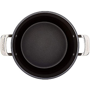 Cuisinart 12-Quart Stockpot, Hard Anodized Contour Stainless Steel w/Cover, 6466-26