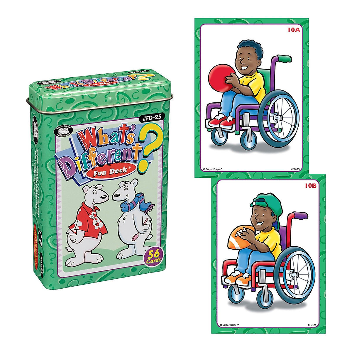 Super Duper Publications | What's Different? Fun Deck Flash Cards | Educational Learning Resource for Children