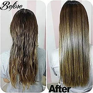 EPA COLOMBIA Keratin Minicombo Set - Shampoo, Conditioner, Brush, 200ML Treatment, Thermal Protector Spray for All Hair Types