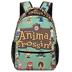 Rwillppycfei Women Backpack Animal Cute Crossing Backpack Large Storage Shoulder Backpack Perfect Casual Daypack Classical Basic Business Computer Bag