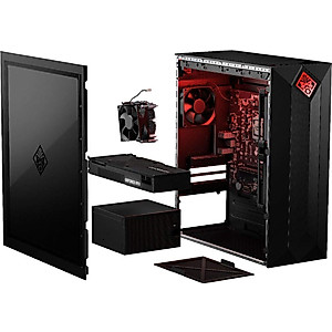 2019 HP Omen Obelisk Gaming Desktop Computer, 8th Gen Intel Hexa-Core i7-8700 up to 4.6GHz, 16GB DDR4 RAM, 2TB 7200 RPM HDD + 256GB SSD, GeForce RTX 2080 8GB, 802.11ac WiFi, Bluetooth 4.2, Windows 10
