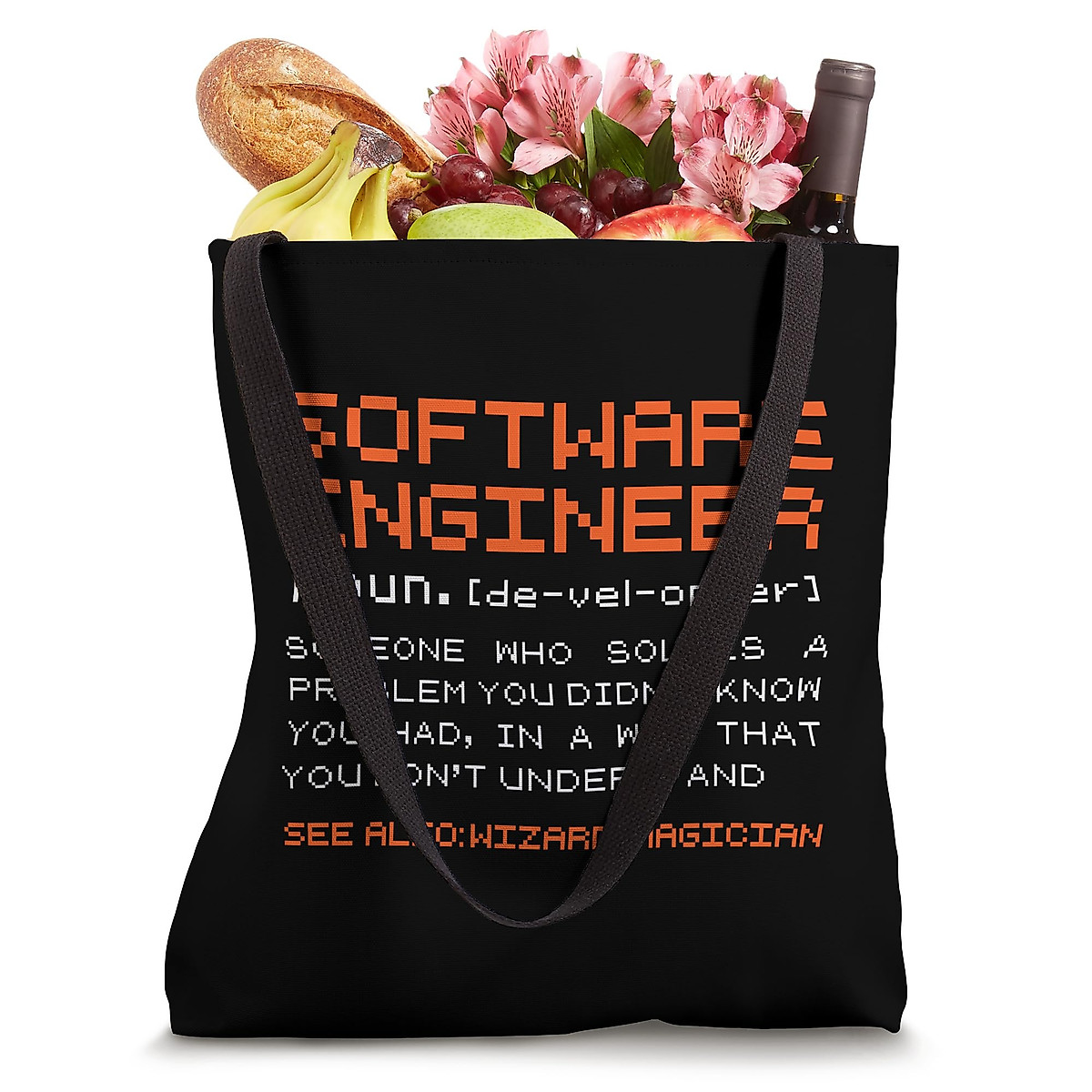 Software-Engineer Developer Definition Programming Tote Bag