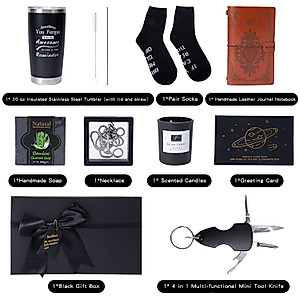 Birthday Gifts for Men,Man Gifts Basket Ideas Set for Him,Men's Birthday Gift Box Presents for Dad, Husband, Brother, Son, Boyfriend, Friend, Male, Coworker Retirement Gifts Father Birthday Gifts Box