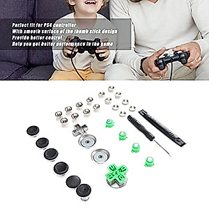 Console Game Accessories, Durable Comfortable Hand Feel Standard Size Controller Button for Repair Parts