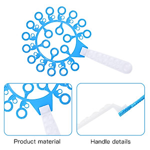 Bubble Wands Set, 28 Pcs Large Bubble Wand with Tray, Great for Kids Summer Outdoor Bubble Party Favors