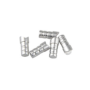 ZSHJGJR 50pcs Archery Arrow Nocks ID 7.6/6.2mm Aluminum Crossbow Bolt Arrow Nocks Hunting Target Practice Arrow Tail for Fiberglass Carbon Aluminum Arrows (ID 6.2mm)