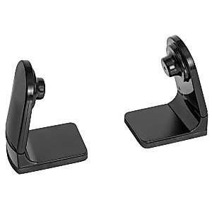 simpletome ONE Hand Tear Paper Towel Holder Magnetic for Refrigerator Kitchen Work Benches Storage Closets Grill Garage Metal Base +ABS (Black)