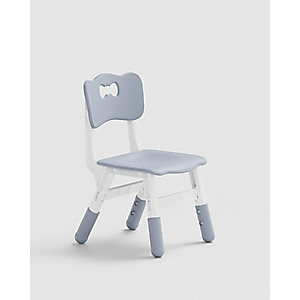 Brelley Kids Chairs Height Adjustable Toddler Chairs for Table, for Indoor & Outdoor Use Classroom/Daycare/Home, Suitable for Ages 2-8