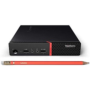 Lenovo ThinkCentre M715q Mini Tiny Business Desktop PC, AMD PRO A6-8570E R5, 6 Compute CORES 2C+4G, 3.2GHz, 8GB DDR4 RAM, 128GB SSD Hard Drive, Windows 10