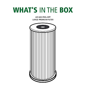 AO Smith 4.5"x10" 40 Micron Sediment Water Filter Replacement Cartridge - For Whole House Filtration Systems - AO-WH-PREL-RPP