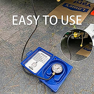 Roastove Natural Gas or LP Gas Manifold Pressure Test Kit, LP Gas Pressure Tester, Natural Gas Meter, 0-35" W.C