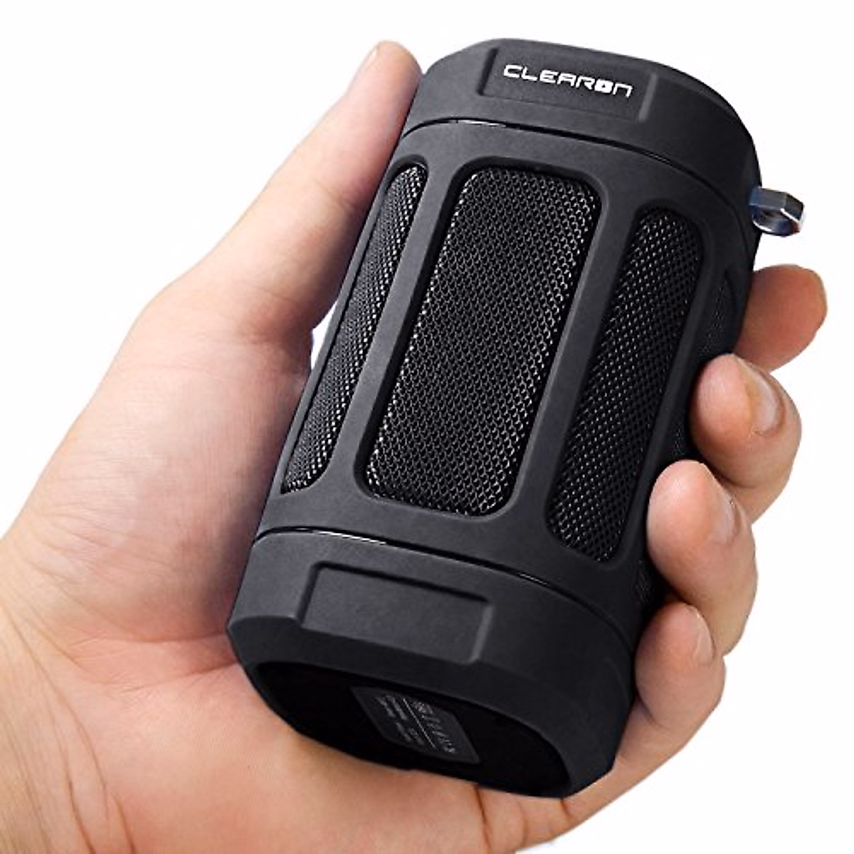 Clearon Portable Bluetooth 5.0 Speaker Wireless Waterproof Speaker with Bike Mount & Remote – Premium Sound Quality & Loud 8W Mini Speaker – 15 Hours of Playtime & 100 ft Range (Black)