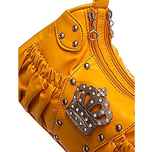 Handbags For All Crown Inspired Hobo Shoulder Handbag