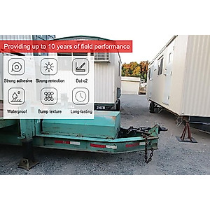 Zcintert Reflective Safety Tape 2 Inch x 33 Feet, DOT-C2 Red & White Conspicuity Reflector Strip for Trailer Truck Vehicle