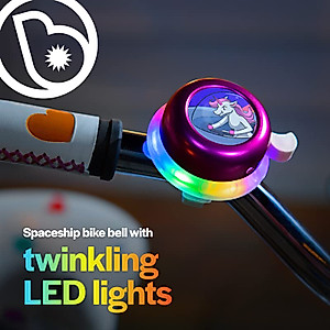 Bike Bell for Kids Bike Bell for Girls Brightz Girls Bike Accessories Bell for Bike Bicycle Bell Kids Bike Bell Scooter Accessories Kids Christmas Stocking Stuffer Gift Ideas for 8 9 10 11 Year Olds