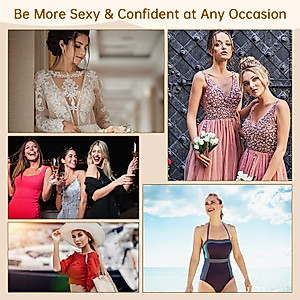 KSang Women's Push Up Bra Pads Inserts 2 Pairs Breast Enhancer Cups Add 1-2 Cup Sizes Instantly A/B, C Cup Available