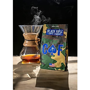 Black Rifle Coffee Company CAF, Medium Roast Ground Coffee, 12 OZ Bag
