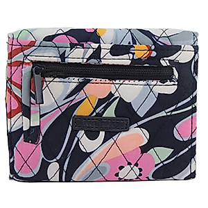 Vera Bradley RFID Mini Tri-Fold Wallet, Mod Paisley