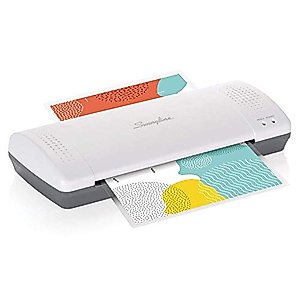 GBC Laminator, Thermal, Inspire Plus Lamination Machine, 9 Inches Max Width, Quick Warm-Up, Includes Laminating Pouches, White/Gray (1701857ECR)
