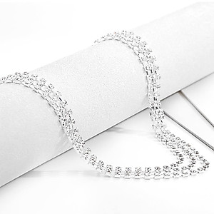 Funyrich Rhinestone Belly Chain Jewelry Silver Crystal Waist Body Chains for Women