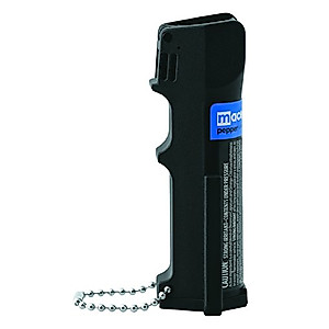 Mace Triple Action 12' Police Strength Pepper Spray with Tear Gas and UV Dye - Flip Top Safety, Great for Self Defense